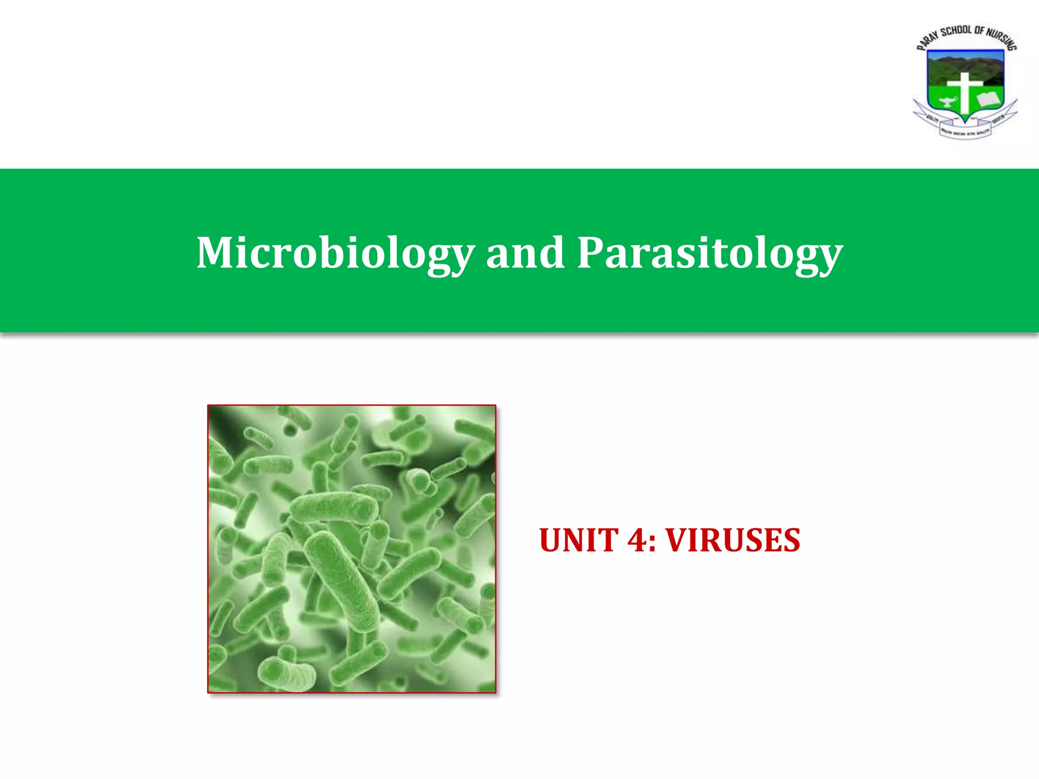 Microbiology UNIT 4: Viruses | PDF