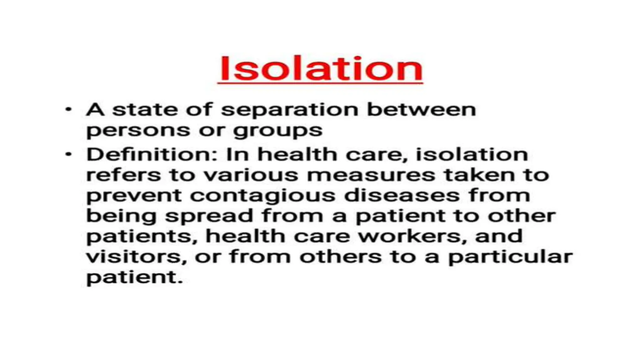 GBSN - Microbiology (Unit 5) Concept of isolation | PPTX