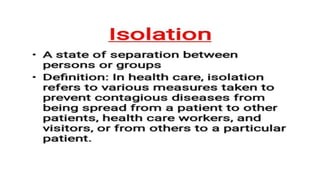 GBSN - Microbiology (Unit 5) Concept of isolation | PPTX