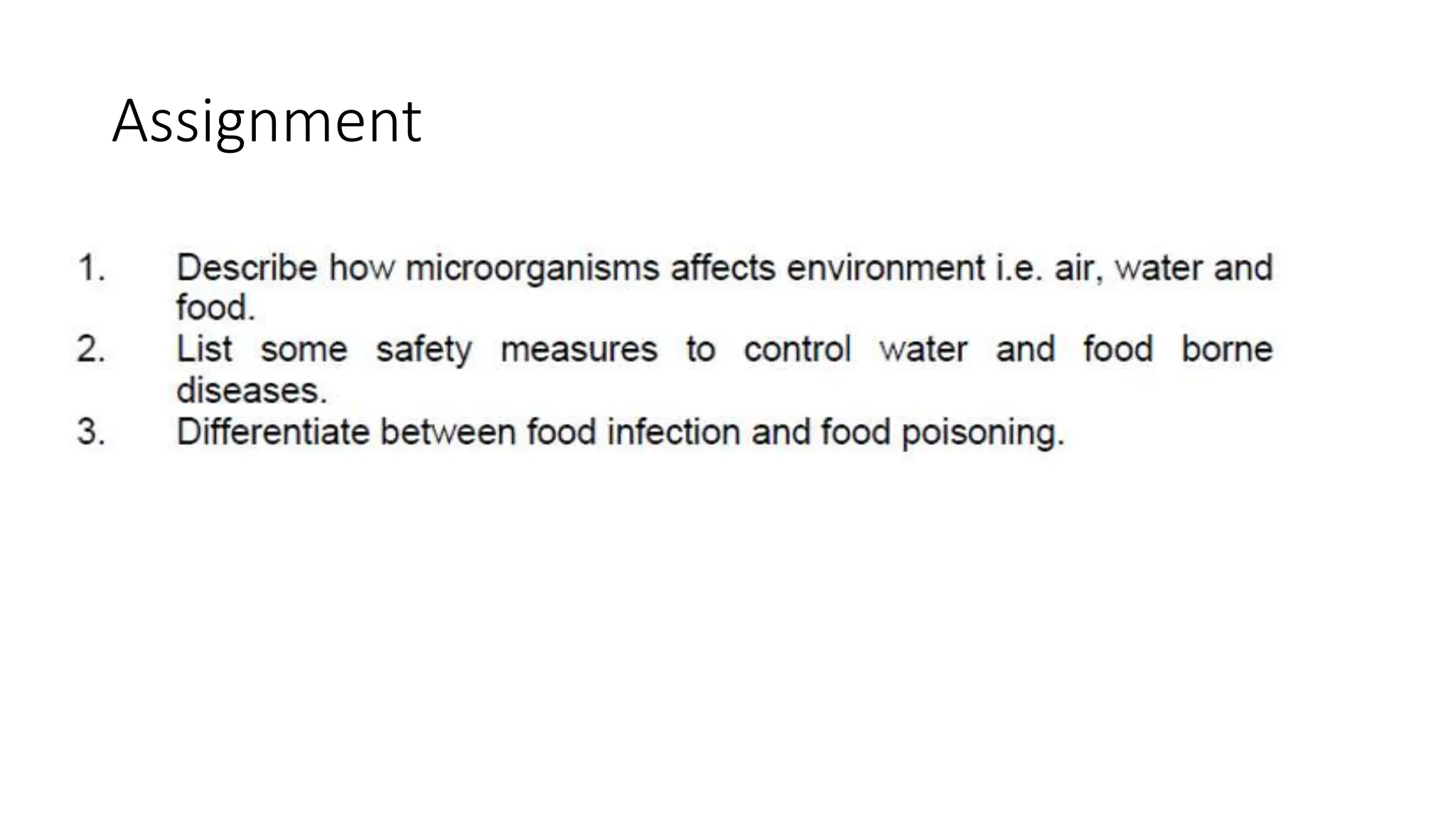 GBSN - Microbiology (Unit 7) Microbiology in Everyday Life | PPTX