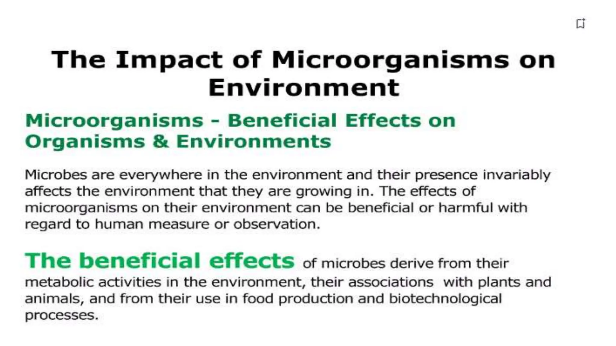 GBSN - Microbiology (Unit 7) Microbiology in Everyday Life | PPTX