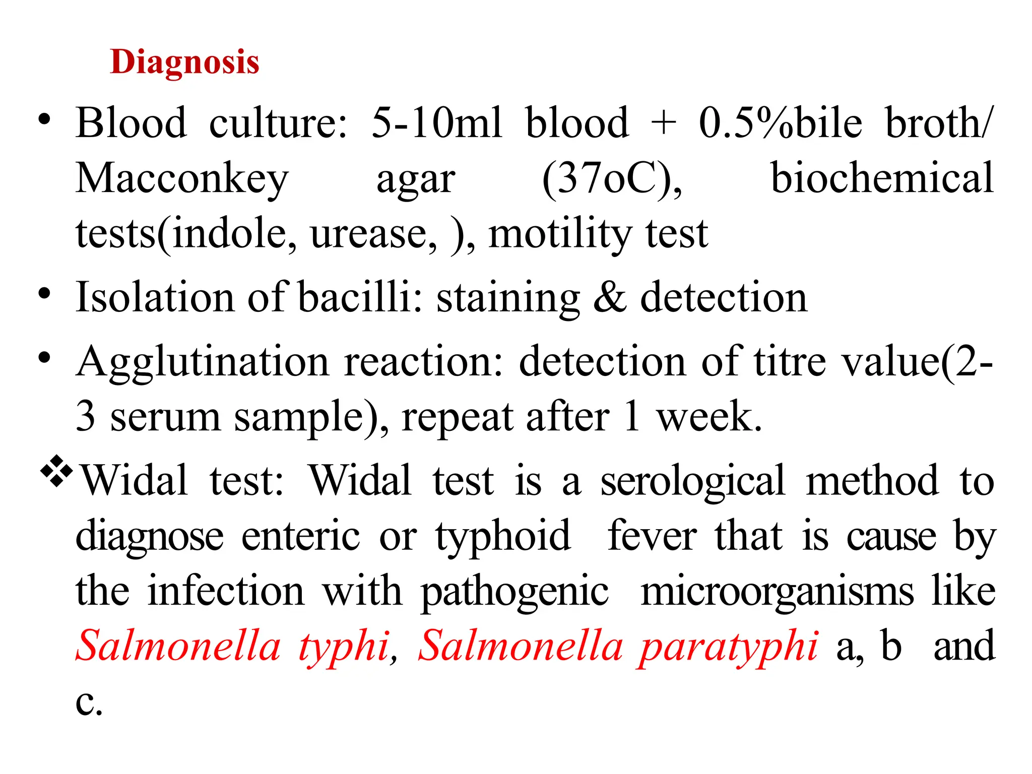 Microbio M4- Bacteria 3. Typhoid presentation | PPTX