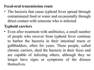 Microbio M4- Bacteria 3. Typhoid presentation | PPTX