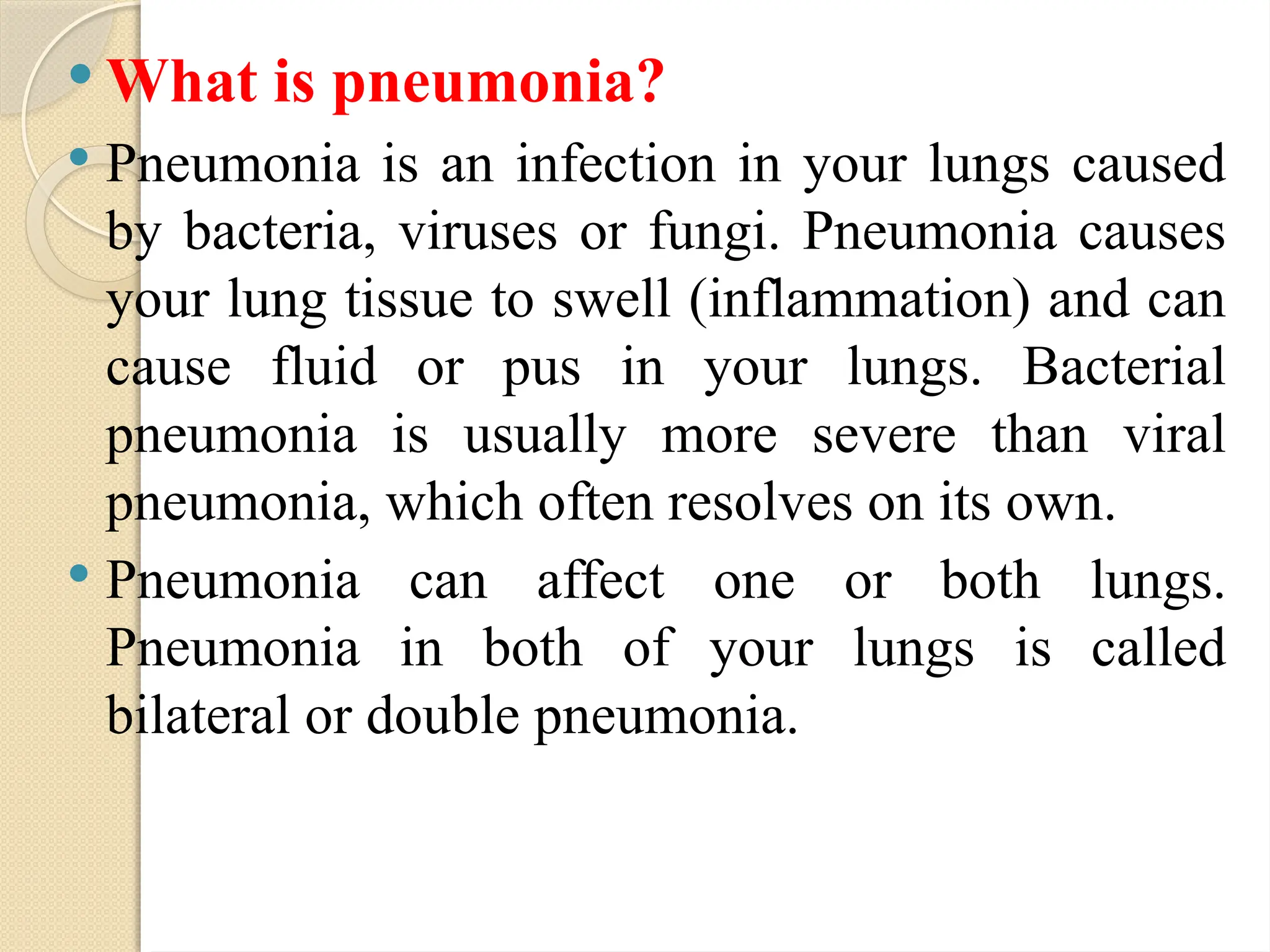 Microbio M5- Bacteria 4. Pneumonia microbiology | PPTX