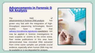 international Microbiome Forensic Journal | PPT