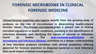 International Journal of Microbiome Forensic | PPTX