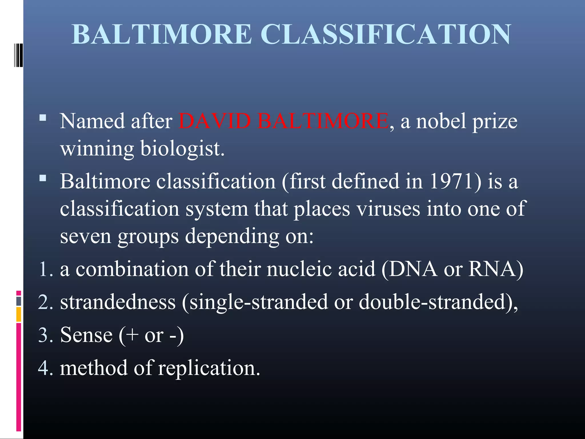 viral taxonomy (microbiology) | PPT