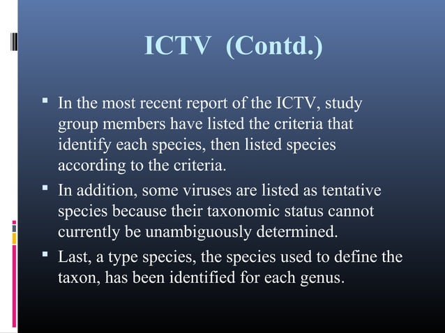 viral taxonomy (microbiology) | PPT | Operating Systems | Computer Software and Applications
