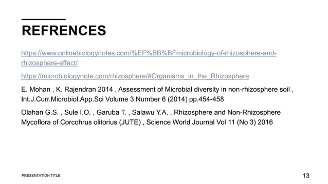 Microbial diversity in Rhizospheric and non Rhizospheric zone of soil ...