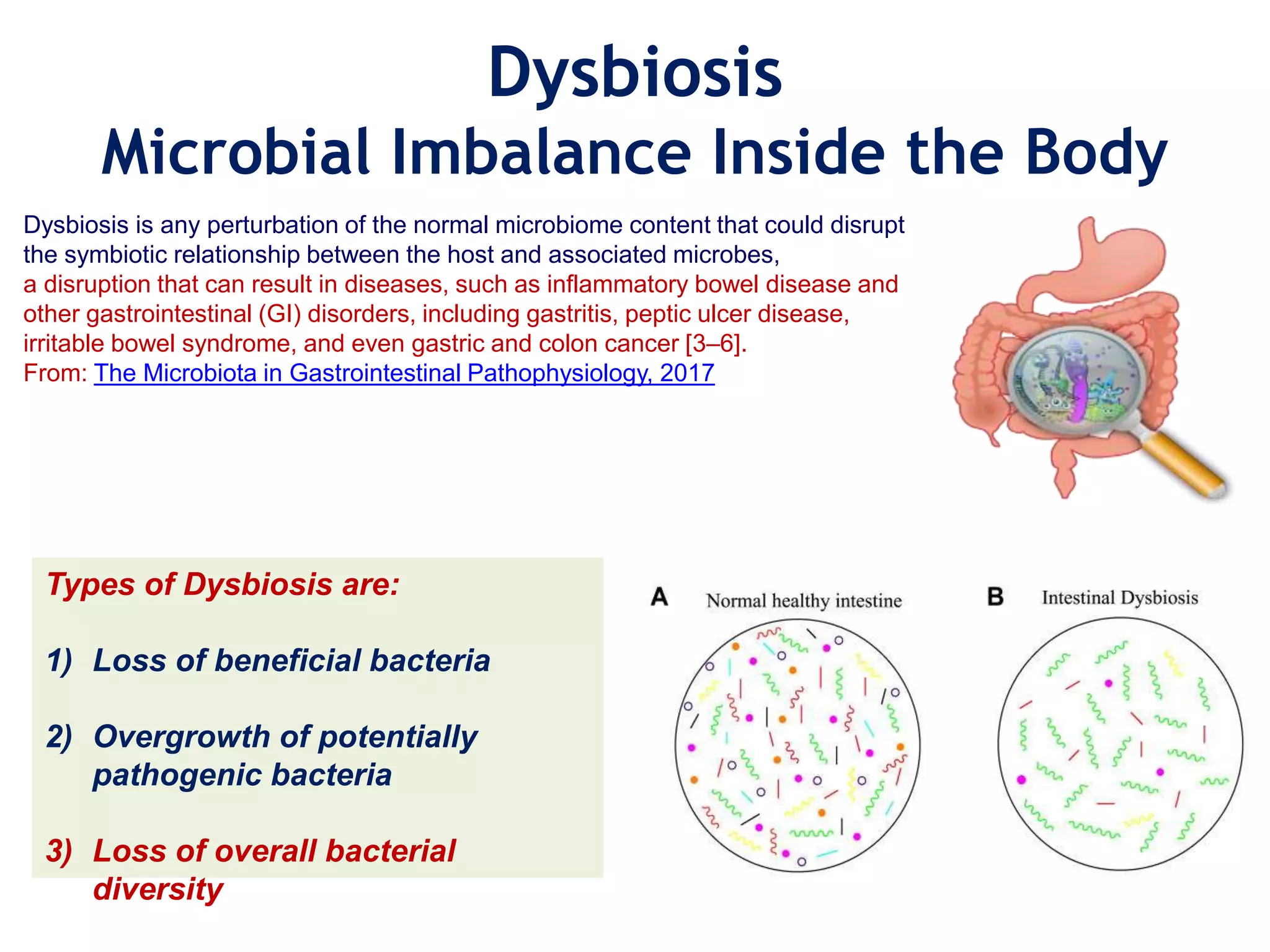 Microbiota Dysbiosis | PPTX | Digestive Disorders | Diseases and Conditions