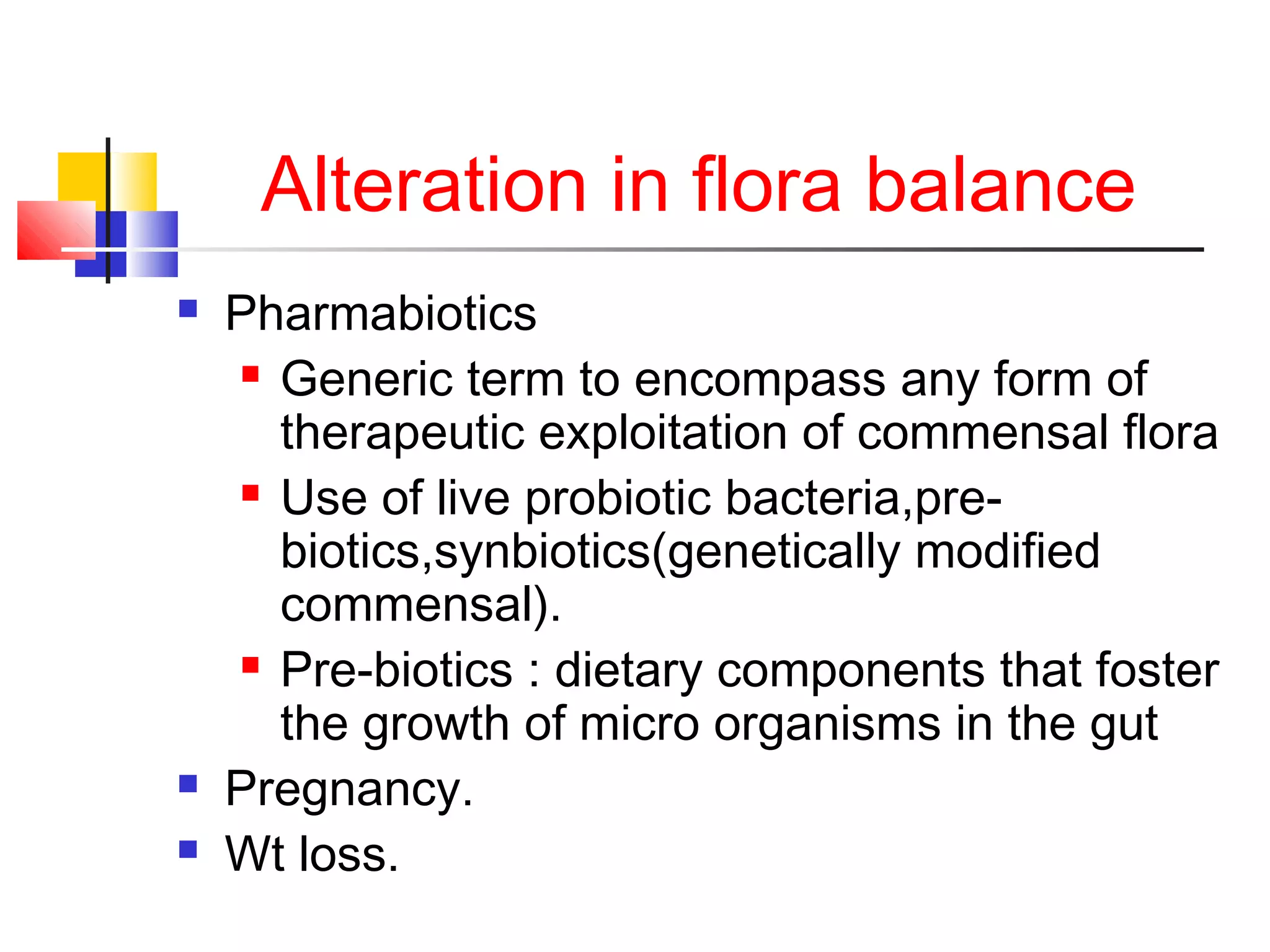 Gut flora and health | PPT