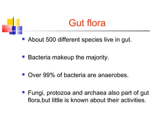 Gut flora and health | PPT