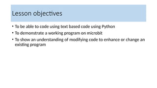 Microbit and Python programming skill.pptx