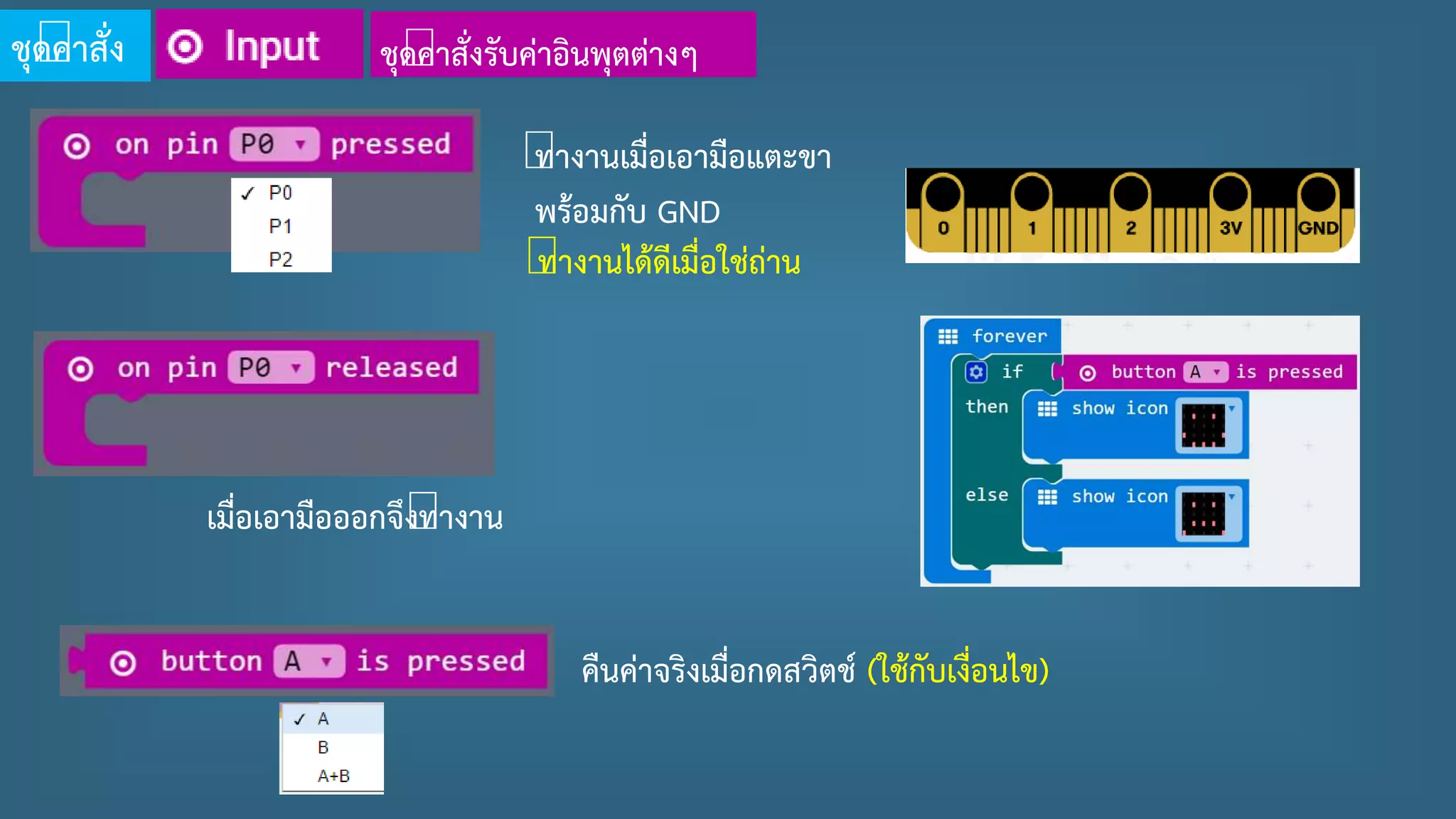 การใช้งานบอร์ด Micro:bit เบื้องต้นด้วย Microsoft Make Code | Pptx