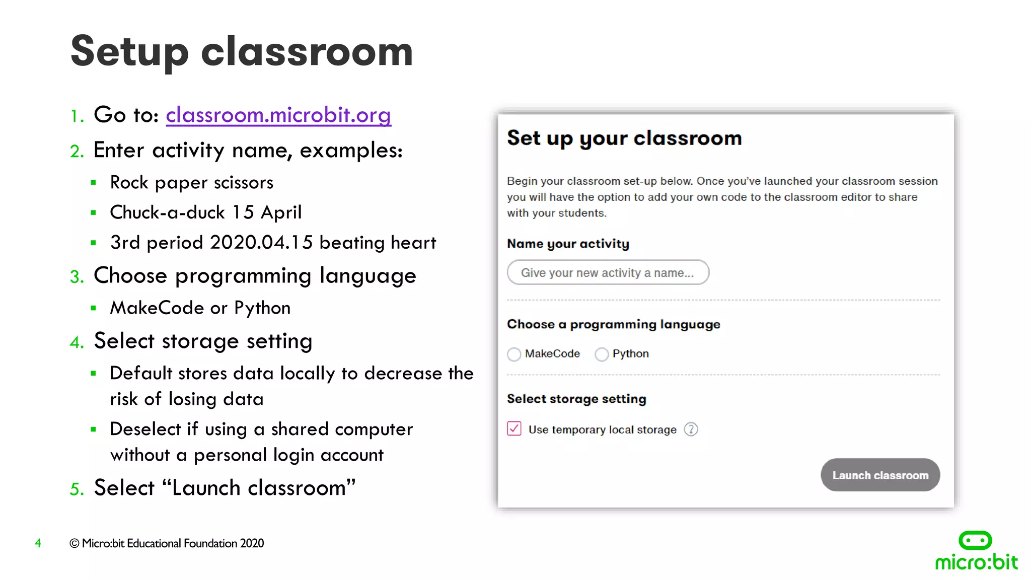 micro:bit classroom step-by-step setup guide | PPT