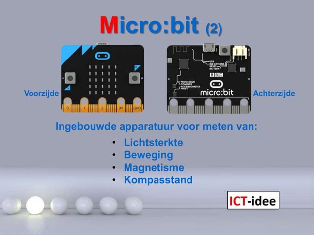 Aan de slag met de Micro:bit | PPTX