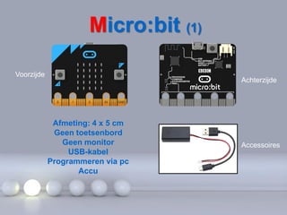 Microbit presentatie | PPT