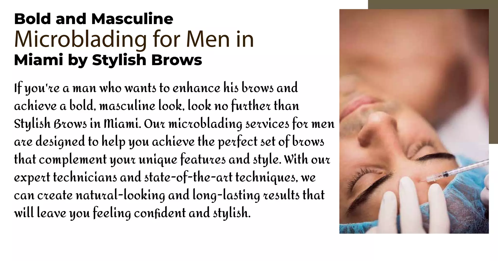 Microblading for Men Miami | PPT