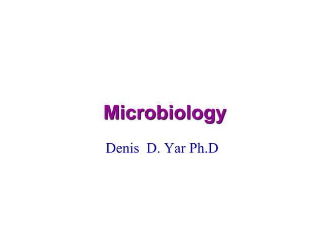 Introduction to Microbiology Lecture _II.ppt | Digestive Disorders ...