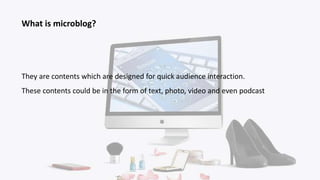 microblogging in learning language | PPTX