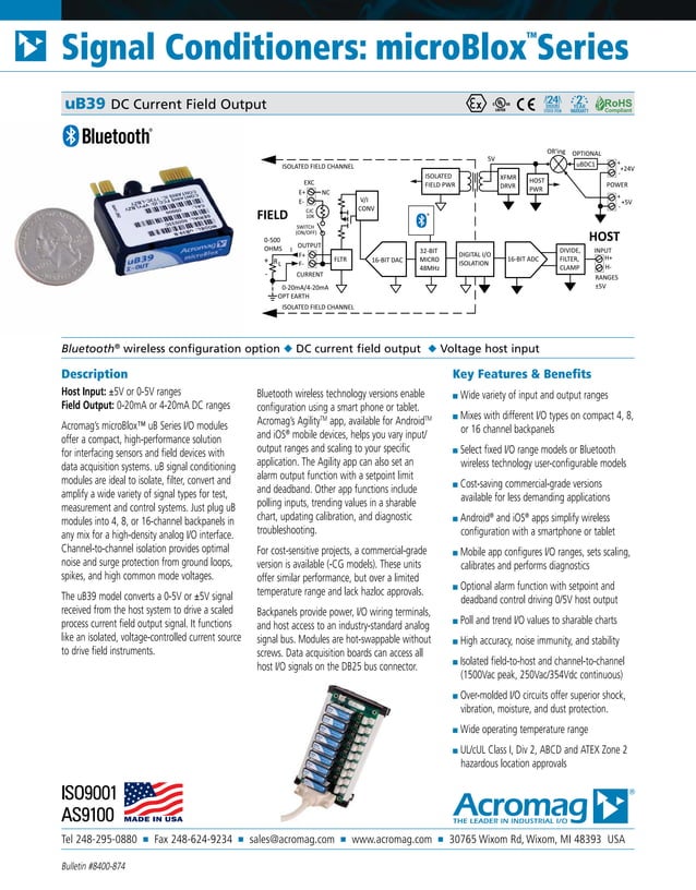 High Density I/O Modules for Industrial Process Control | PDF