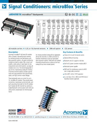 High Density I/O Modules for Industrial Process Control | PDF