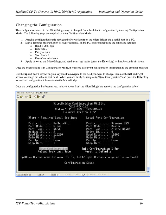 MicroBridge+Modbus+TCP+to+G120+App+Note.pdf | Computer Networking | Computing