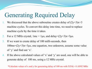 Micro c lab2(led patterns) | PPTX | Programming Languages | Computing