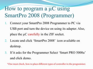 Micro c lab2(led patterns) | PPTX | Programming Languages | Computing