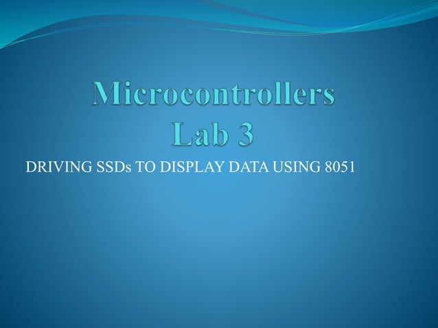 Micro c lab3(ssd) | PPT