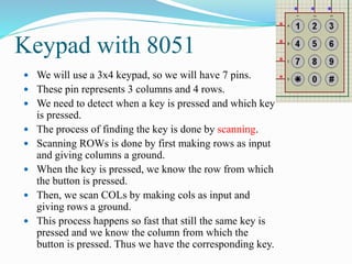 Micro c lab4(keypad) | PPTX | Computer Peripherals | Computing