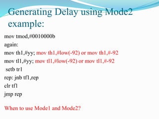 Micro c lab7(timers) | PPT