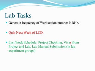 Micro c lab7(timers) | PPT