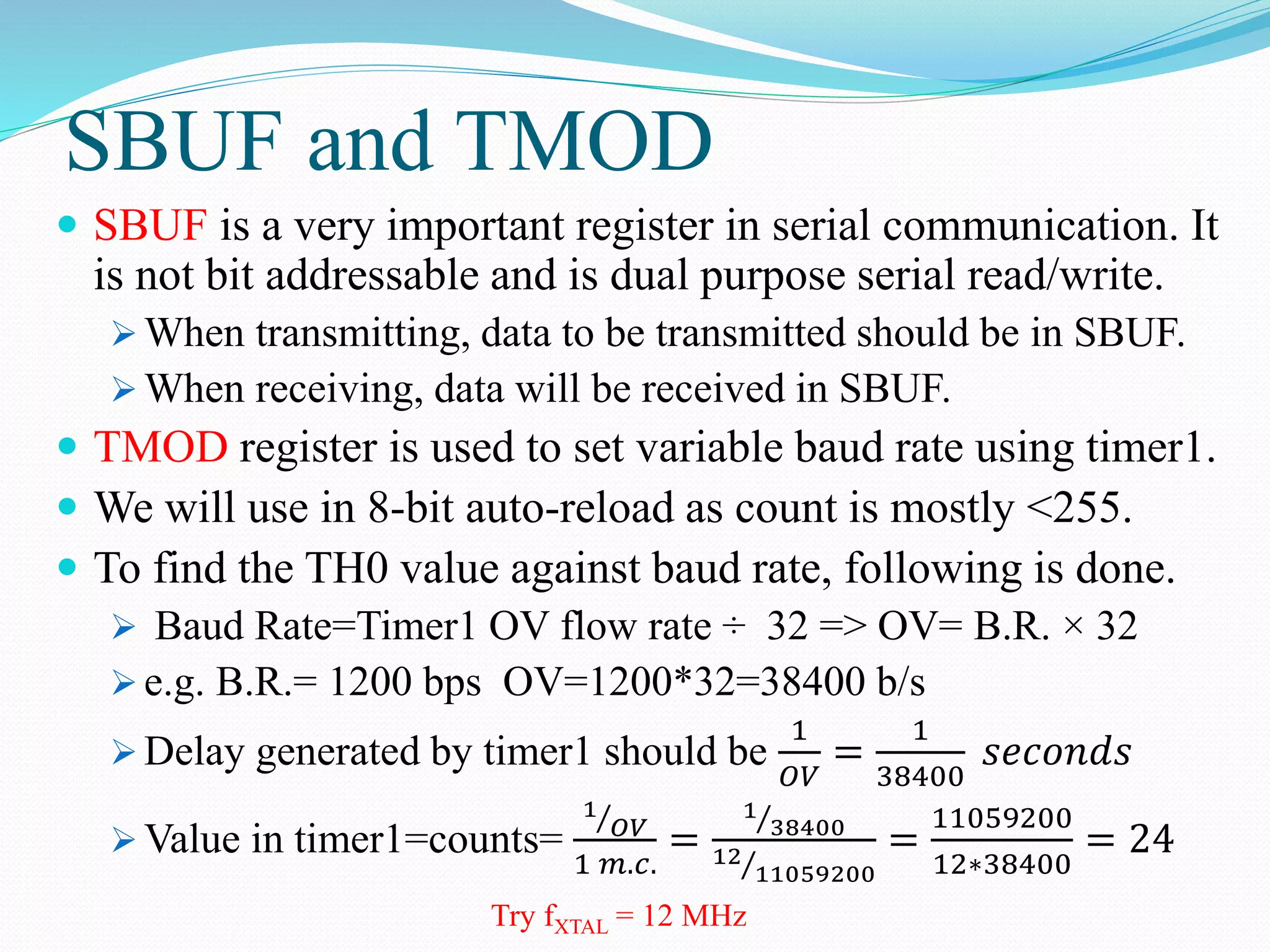 Micro c lab8(serial communication) | PPT