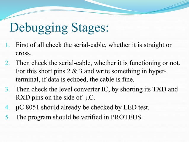 Micro c lab8(serial communication) | PPT