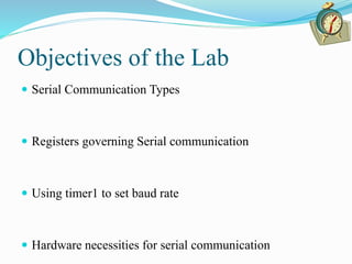 Micro c lab8(serial communication) | PPTX