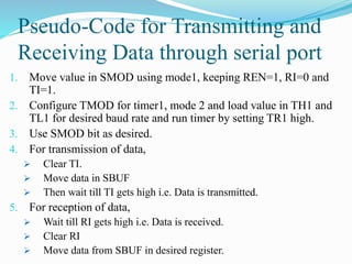 Micro c lab8(serial communication) | PPTX