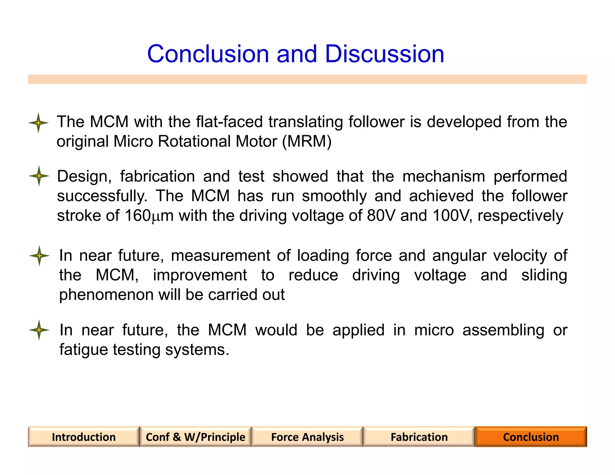 Micro cam based on electrostatic comb drive actuators | PDF