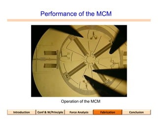Micro cam based on electrostatic comb drive actuators | PDF