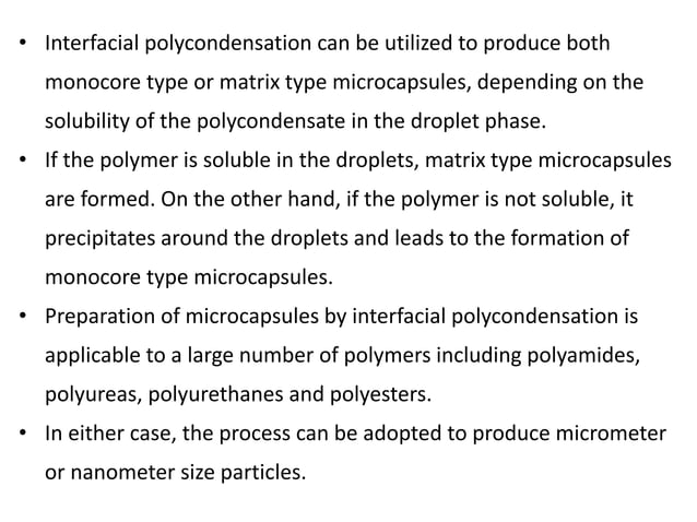 Microcapsules and microspheres | PPTX | Chemistry | Science