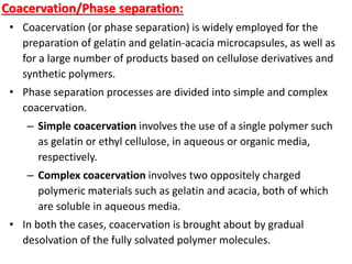 Microcapsules and microspheres | PPTX