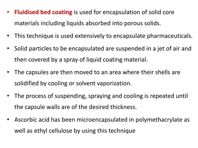 Microcapsules and microspheres | PPTX | Chemistry | Science
