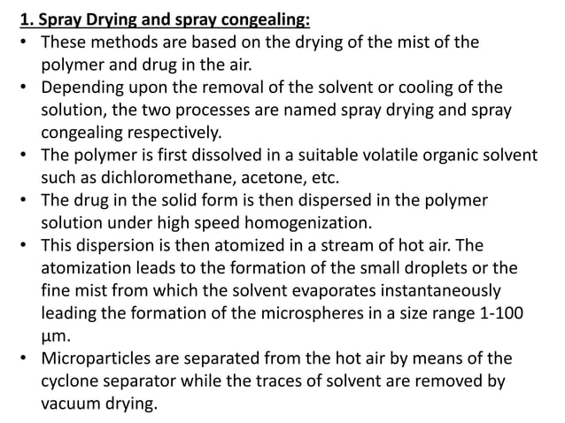 Microcapsules and microspheres | PPTX | Chemistry | Science