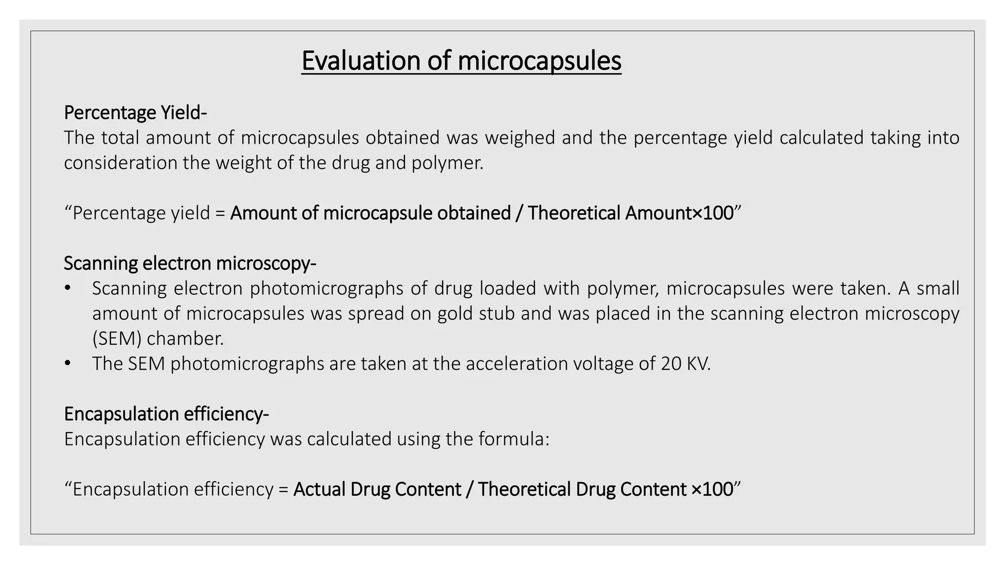 Microcapsules: types, preparation and evaluation | PPTX