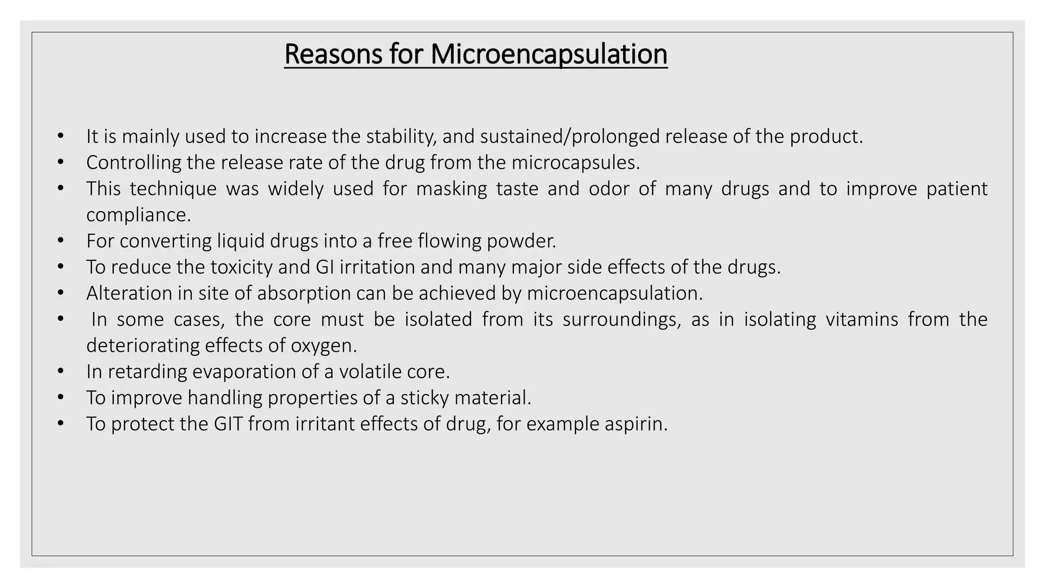Microcapsules: types, preparation and evaluation | PPTX