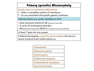 Microcephaly - For medical students | PDF