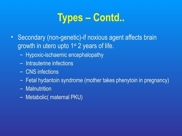 MICROCEPHALY.pptx paediatric ppt small head causes and management | PPTX