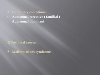 Microcephaly etiopathogenesis clinical features | PPTX