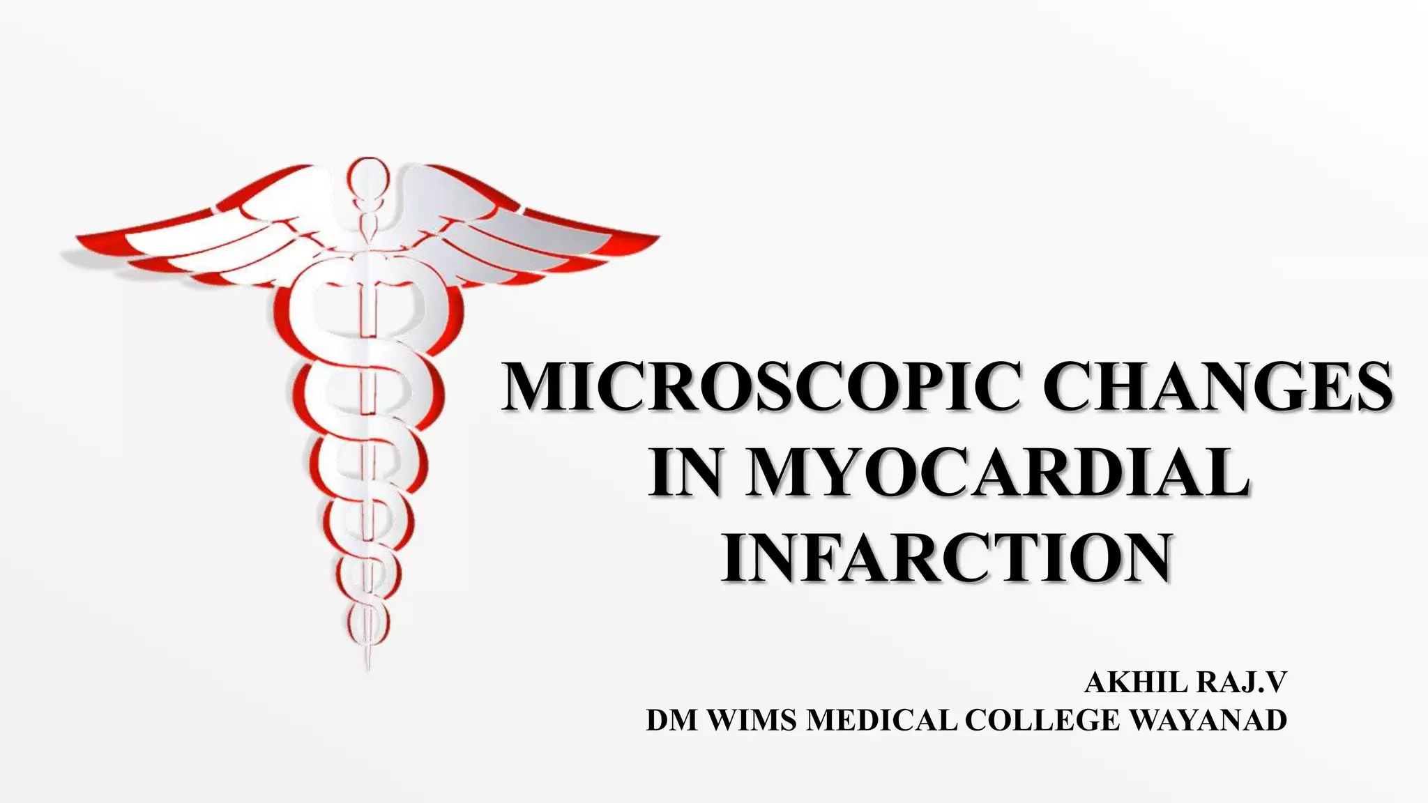 Microscopic changes in Myocardial Infarction | PPTX