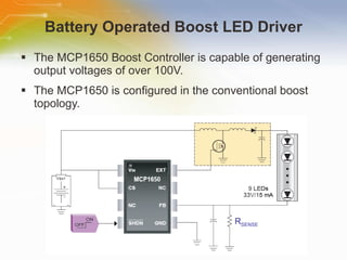 Driving LEDs with a Boost Regulator | PPT